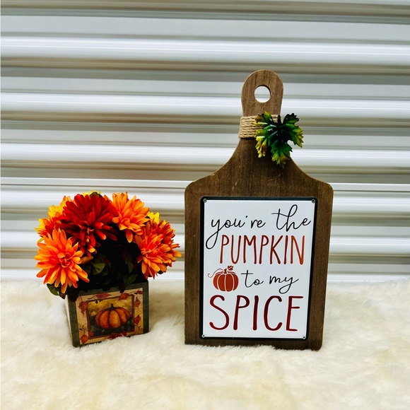 Christmas Tree Shop | Accents | Nwt Fall Standing Sign Decor | Poshmark